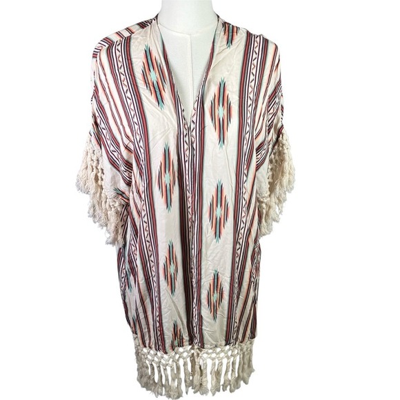 Rock & Roll Denim | Sweaters | Rock And Roll Denim Kimono Medium Ivory ...